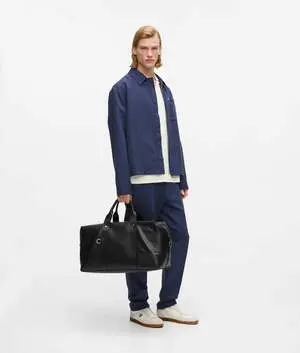 Karl Lagerfeld Monogram Patch Weekender Bag