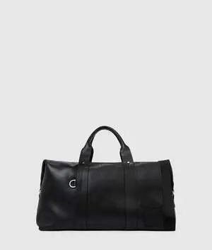 Karl Lagerfeld Monogram Patch Weekender Bag - Black