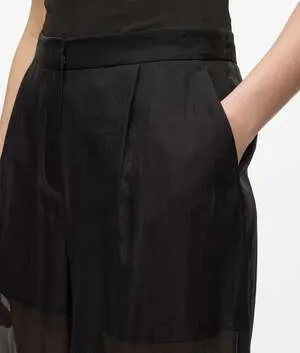 Karl Lagerfeld Organza Wide-leg Pants