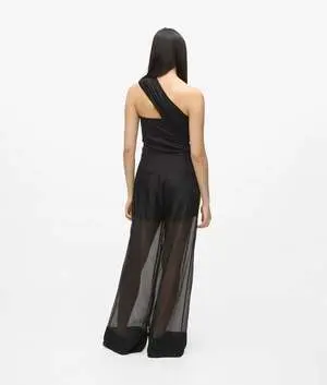 Karl Lagerfeld Organza Wide-leg Pants