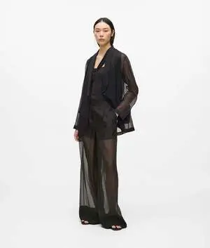 Karl Lagerfeld Organza Wide-leg Pants