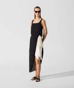 Karl Lagerfeld Signature Bow Pareo