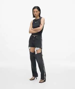 KL JEANS Jeans High-rise Cut-out Straight Jeans