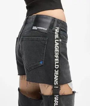 KL JEANS Jeans High-rise Cut-out Straight Jeans