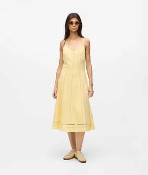 Karl Lagerfeld Cut-out Embroidery Midi Dress
