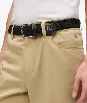 Karl Lagerfeld Monogram Woven Belt
