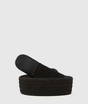Karl Lagerfeld Monogram Woven Belt