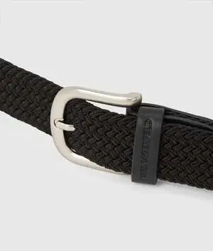 Karl Lagerfeld Monogram Woven Belt