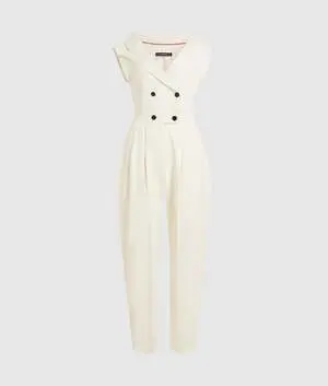 Karl Lagerfeld Tailored Jumpsuit With Balloon Pants
