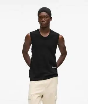 KL JEANS Jeans Sleeveless Knit Tank Top - Black