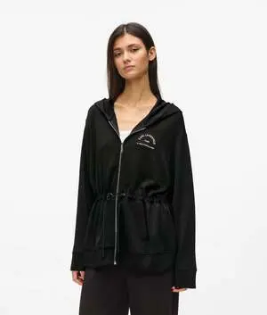 Karl Lagerfeld Full Zip Sweatshirts Hoodies For Women