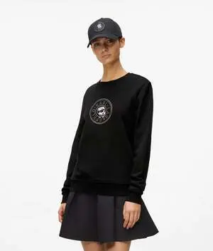 Karl Lagerfeld Ikon Circle Logo Sweatshirt