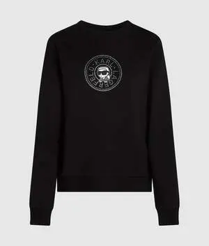 Karl Lagerfeld Ikon Circle Logo Sweatshirt