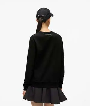 Karl Lagerfeld Ikon Circle Logo Sweatshirt