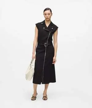 Karl Lagerfeld Jersey Biker Maxi Skirt