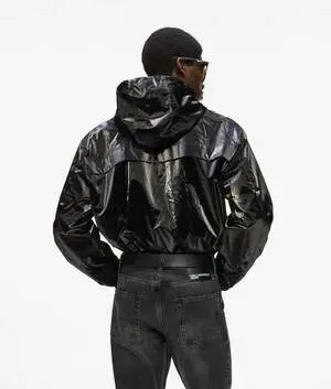 KL JEANS Jeans Shiny Hooded Bomber Jacket