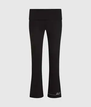 Karl Lagerfeld Signature Loungewear Flared Pants