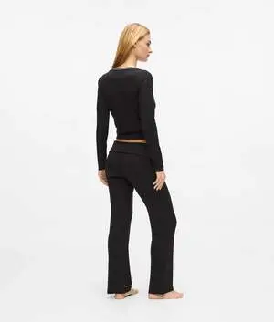 Karl Lagerfeld Signature Loungewear Flared Pants