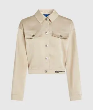 KL JEANS Jeans Satin Cut-out Cropped Jacket