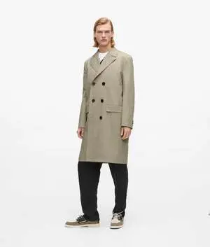 Karl Lagerfeld Cuffed Coats For Men