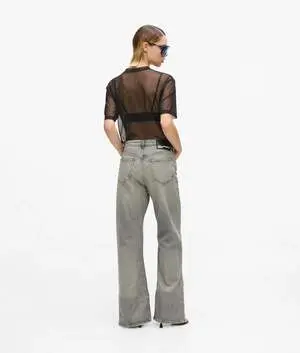 KL JEANS High-rise Gray Flare Jeans