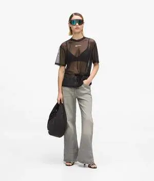 KL JEANS High-rise Gray Flare Jeans