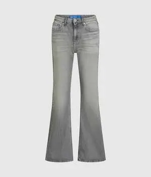KL JEANS High-rise Gray Flare Jeans