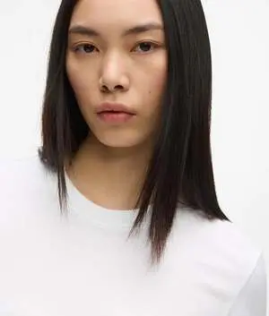 Karl Lagerfeld Signature Regular T-shirt In Organic Cotton - White