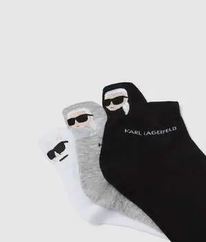Karl Lagerfeld Ikon Sock Three-pack