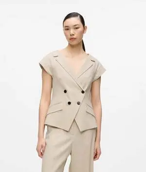 Karl Lagerfeld Button Detailed Blazers For Women
