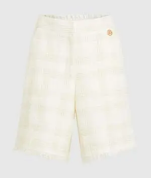 Karl Lagerfeld Bouclé Bermuda Shorts