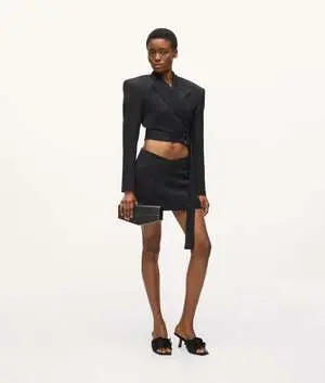 Karl Lagerfeld Mini Skort With X-panel Construction