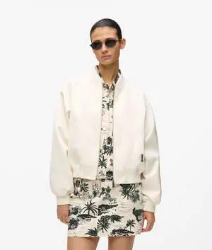 Karl Lagerfeld Côte D'azur Bomber Jacket - Pristine