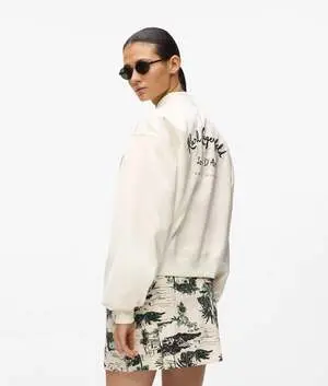 Karl Lagerfeld Côte D'azur Bomber Jacket