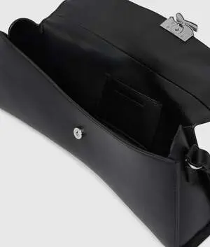 Karl Lagerfeld K/autograph Twist Elongated Shoulder Bag - Black/white
