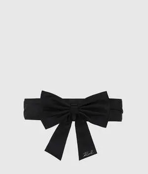 Karl Lagerfeld K/signature Bow Belt