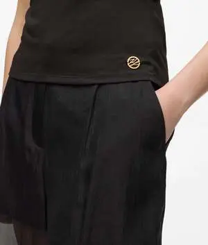 Karl Lagerfeld Draped One-shoulder T-shirt