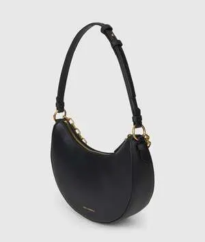 Karl Lagerfeld K/autograph Moon Chain Shoulder Bag - Black/gold