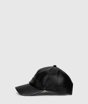 KL JEANS Jeans Cracked Faux-leather Cap