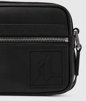 Karl Lagerfeld Monogram Patch Camera Bag
