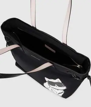 Karl Lagerfeld Ikon Choupette Drawstring Tote Bag