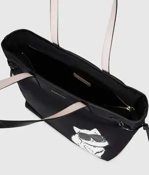 Karl Lagerfeld Ikon Choupette Drawstring Tote Bag