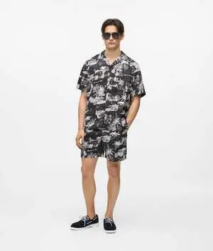 Karl Lagerfeld Short-sleeved All-over-print Shirt