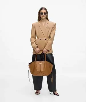 Karl Lagerfeld K/pierced Medium Tote Bag - Caramel