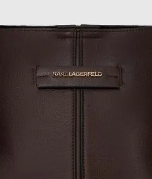Karl Lagerfeld K/pierced Medium Tote Bag - Tobacco