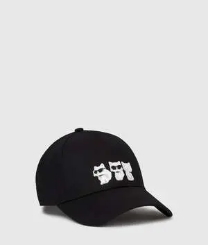 Karl Lagerfeld Ikon Choupette Cap - Black
