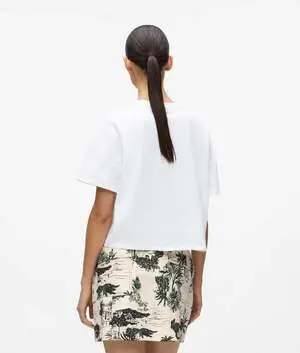 Karl Lagerfeld Villa La Vigie Graphic T-shirt In Organic Cotton