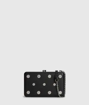 Karl Lagerfeld K/soiree Studded Minaudière Bag