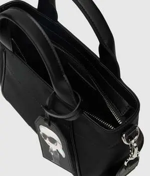 Karl Lagerfeld Ikon Nylon Small Tag Tote Bag