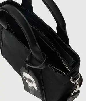 Karl Lagerfeld Ikon Nylon Small Tag Tote Bag